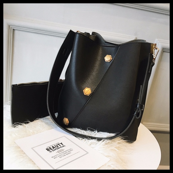 BEE SAC | Bags | New Zoe Rivet Bucket Bag | Poshmark